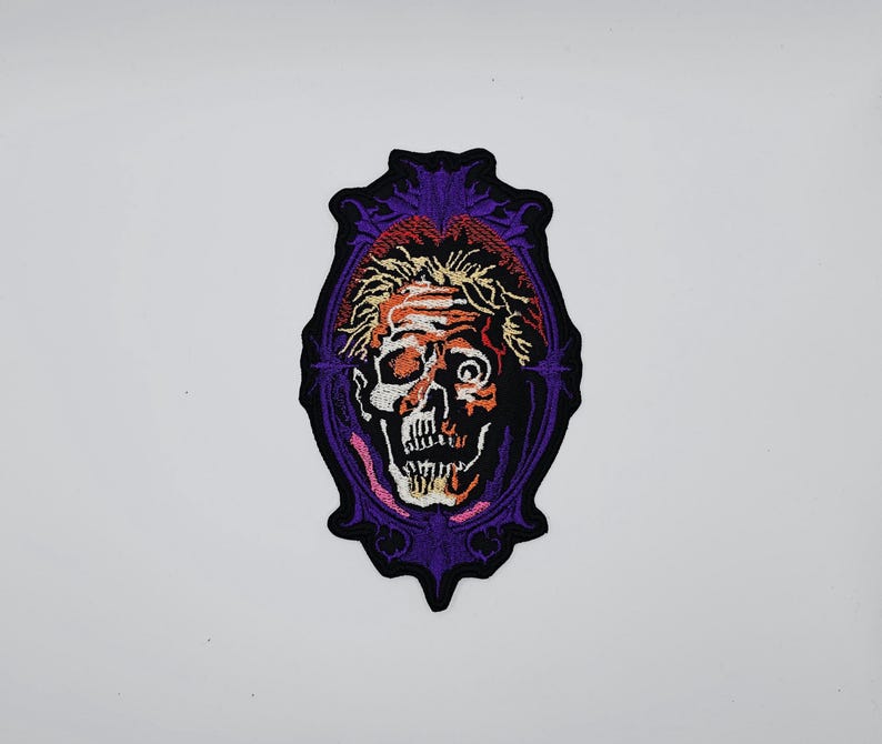 Death Scream Bloody Gore Gothic Border Embroidered Patch - Etsy