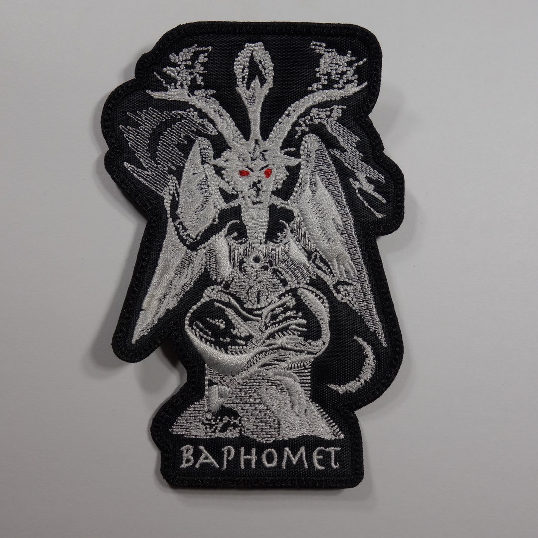 Baphomet Cut-out Embroidered Patch - Etsy