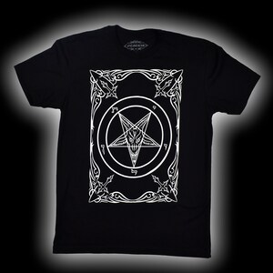 NEMESIS - Gothic Framed Sigil of Baphomet T-shirt - Etsy