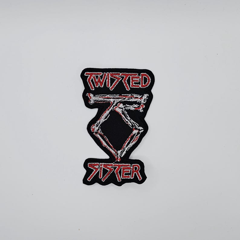 Twisted Sister Logo Shaped Border Embroidered Patch - Etsy