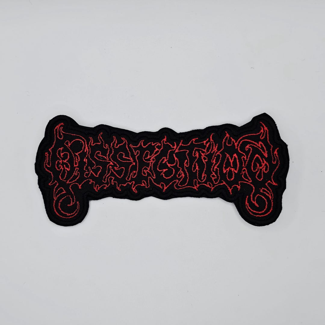 Dissection Red Logo Shaped Border Embroidered Patch - Etsy