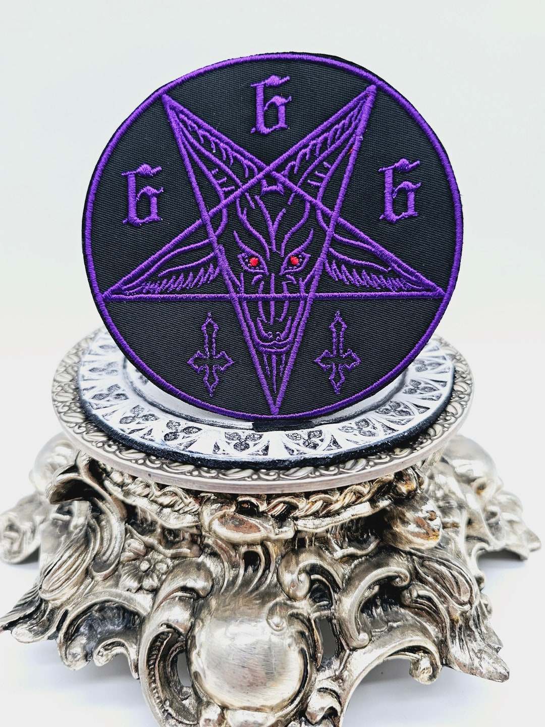 Baphomet Goat 666 | Embroidered Patch - Etsy