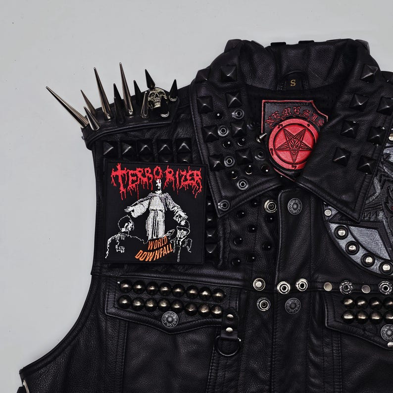 Terrorizer World Downfall Squared Border Embroidered Patch - Etsy Canada