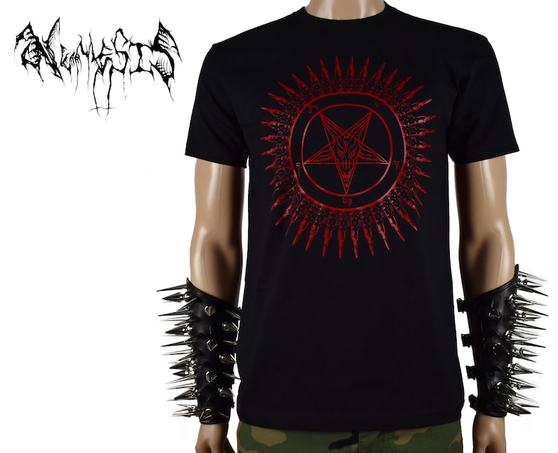 NEMESIS Bullet Sigil of Baphomet T-shirt - Etsy