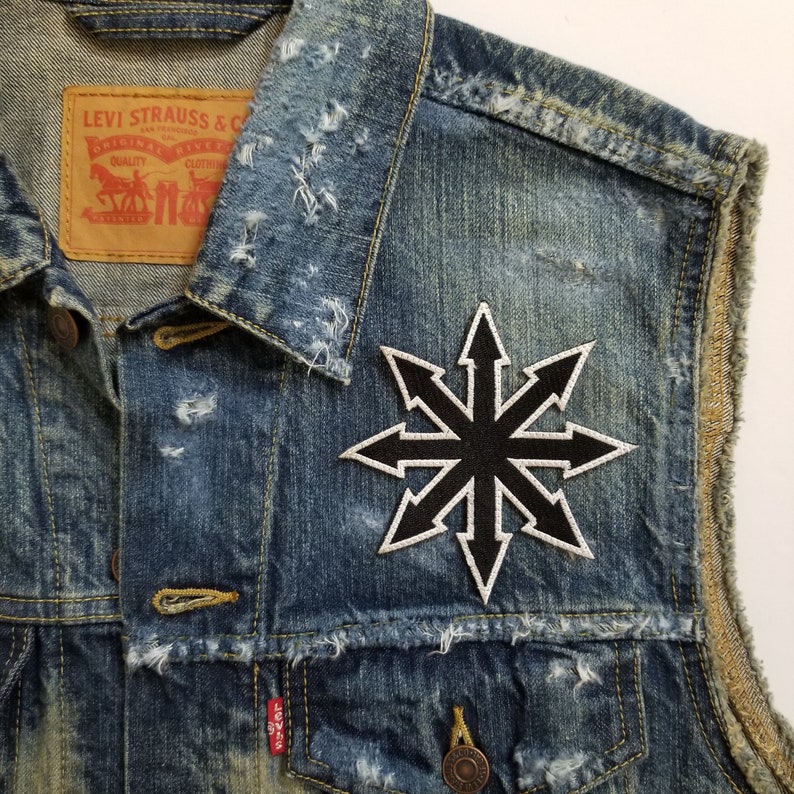 Chaos Symbol | Cut Out Embroidered Patch - Etsy