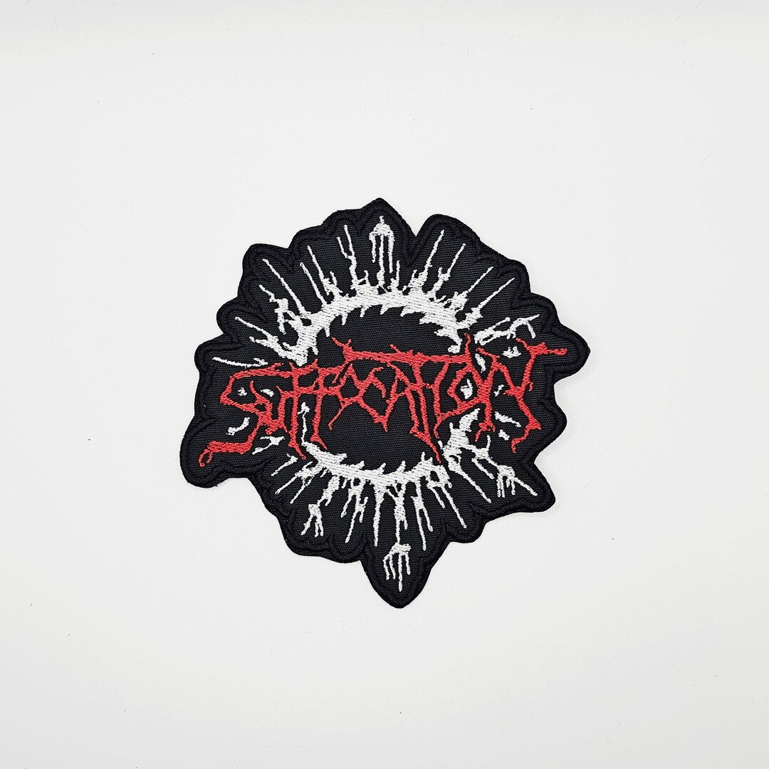 Suffocation Impaled Logo Shaped Border Embroidered Patch - Etsy Canada