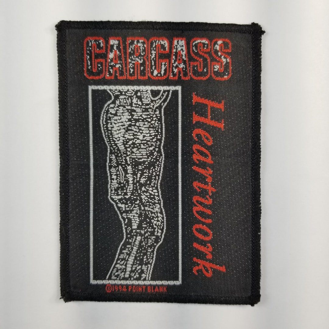 1994 Carcass - Heartwork New - Original Woven Patch - Etsy