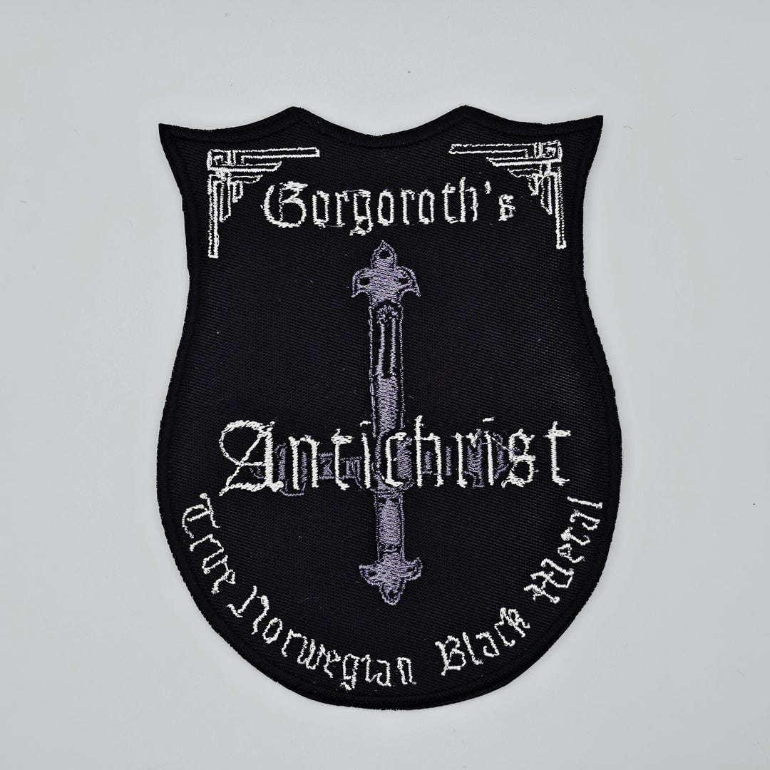 Gorgoroth Antichrist True Norwegian Black Metal, Black Shield Border ...
