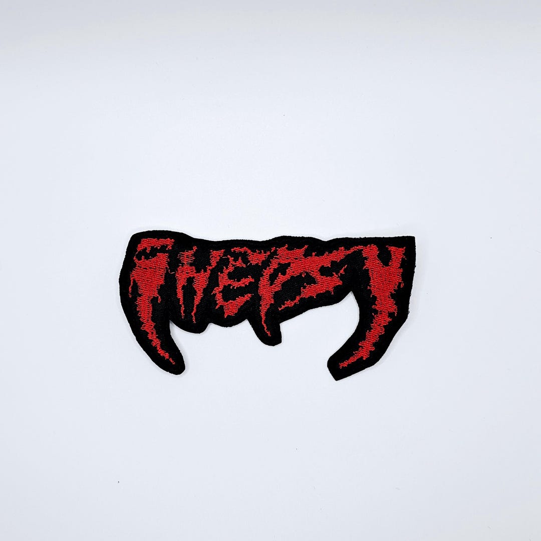 Inepsy Red Logo Shaped Border Embroidered Patch - Etsy