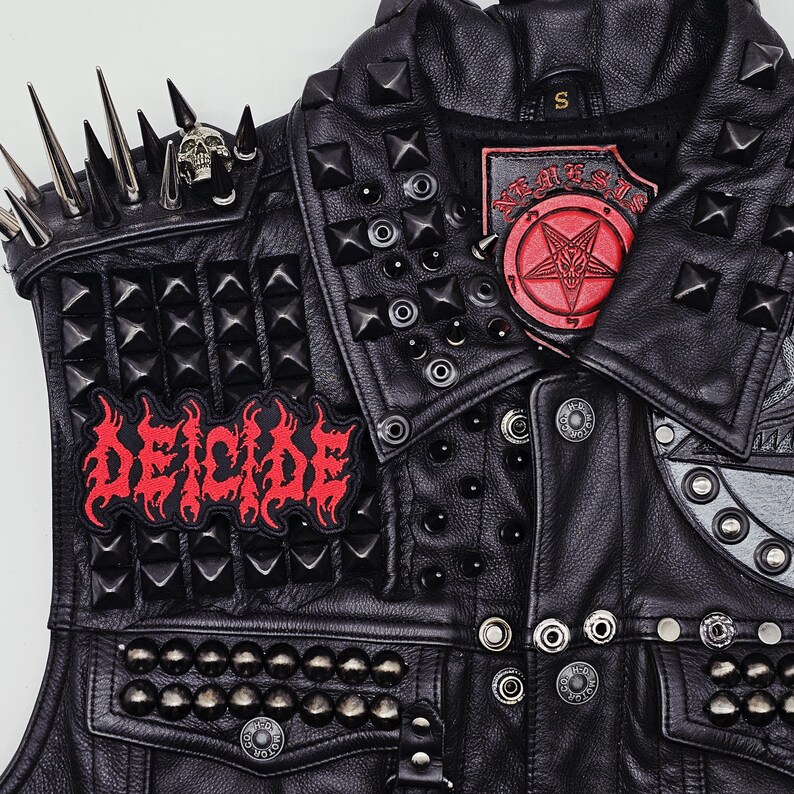 Deicide Red Logo Shaped Border Embroidered Patch - Etsy