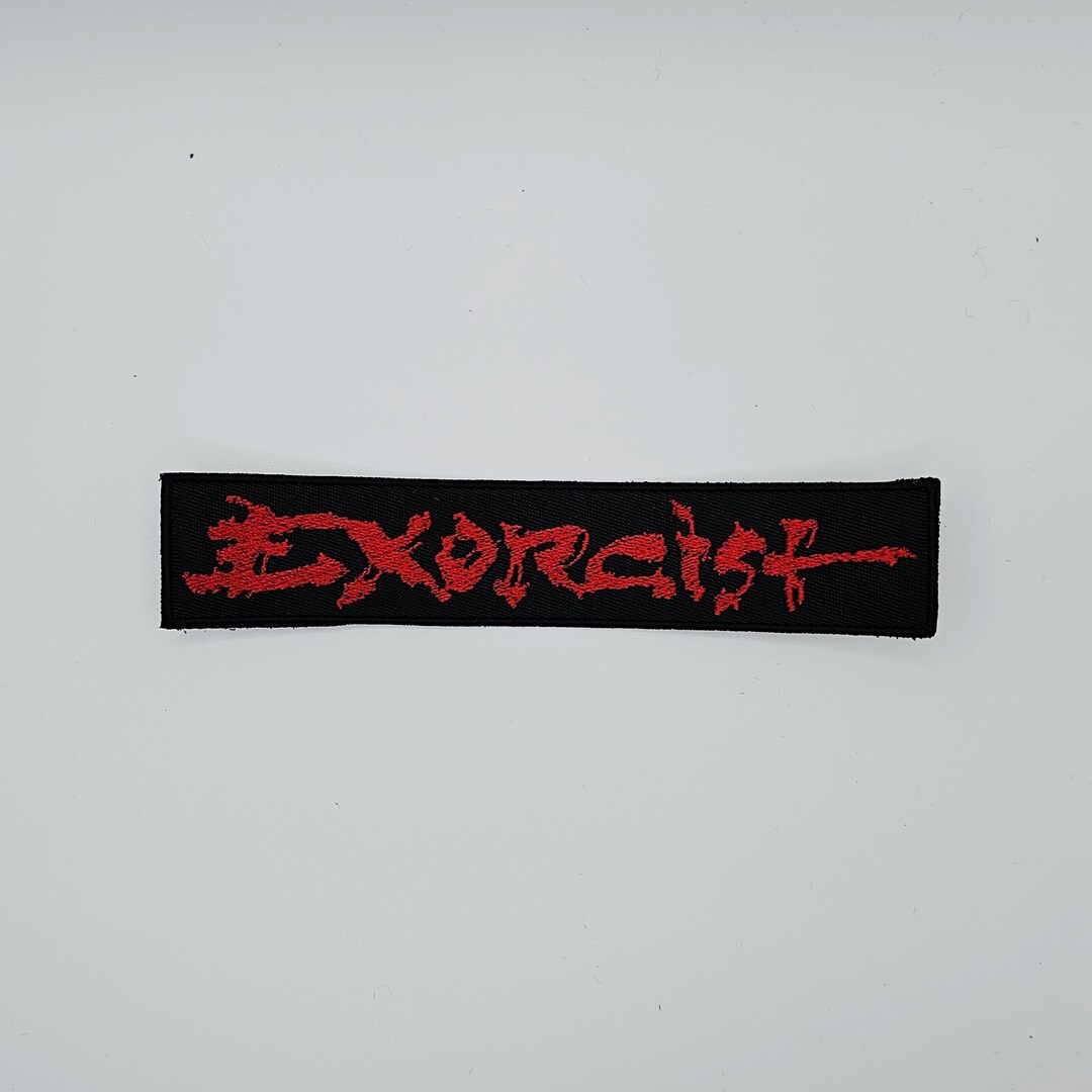 Exorcist Red Logo Squared Border Embroidered Patch - Etsy