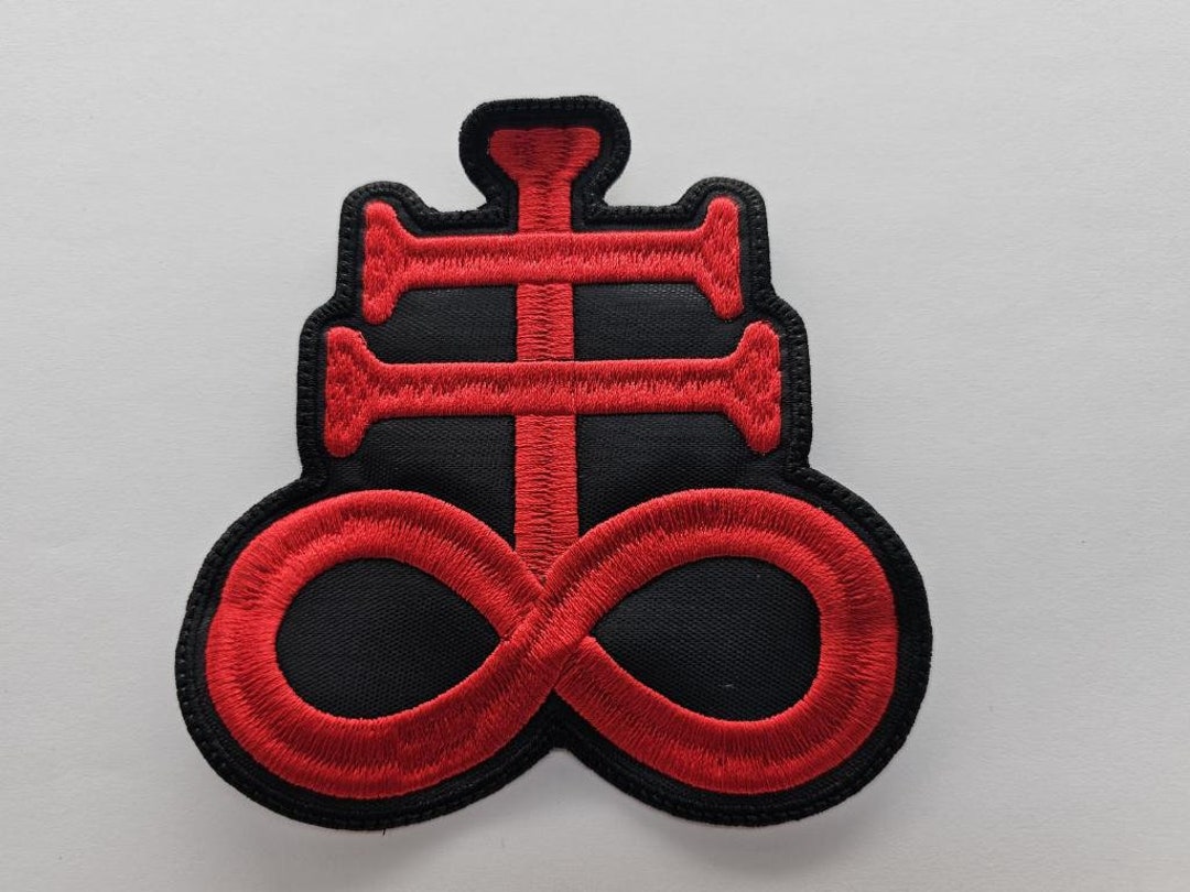 Leviathan Cross Shaped | Embroidered Patch - Etsy