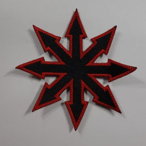 Chaos Symbol | Cut Out Embroidered Patch - Etsy