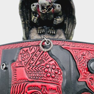 Handcrafted Vlad Tepes Long Biker Leather Wallet - Etsy