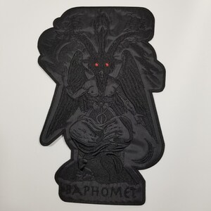 Baphomet Cut-out | Embroidered Back Patch - Etsy