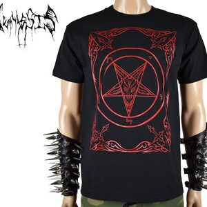 NEMESIS - Gothic Framed Sigil of Baphomet T-shirt - Etsy