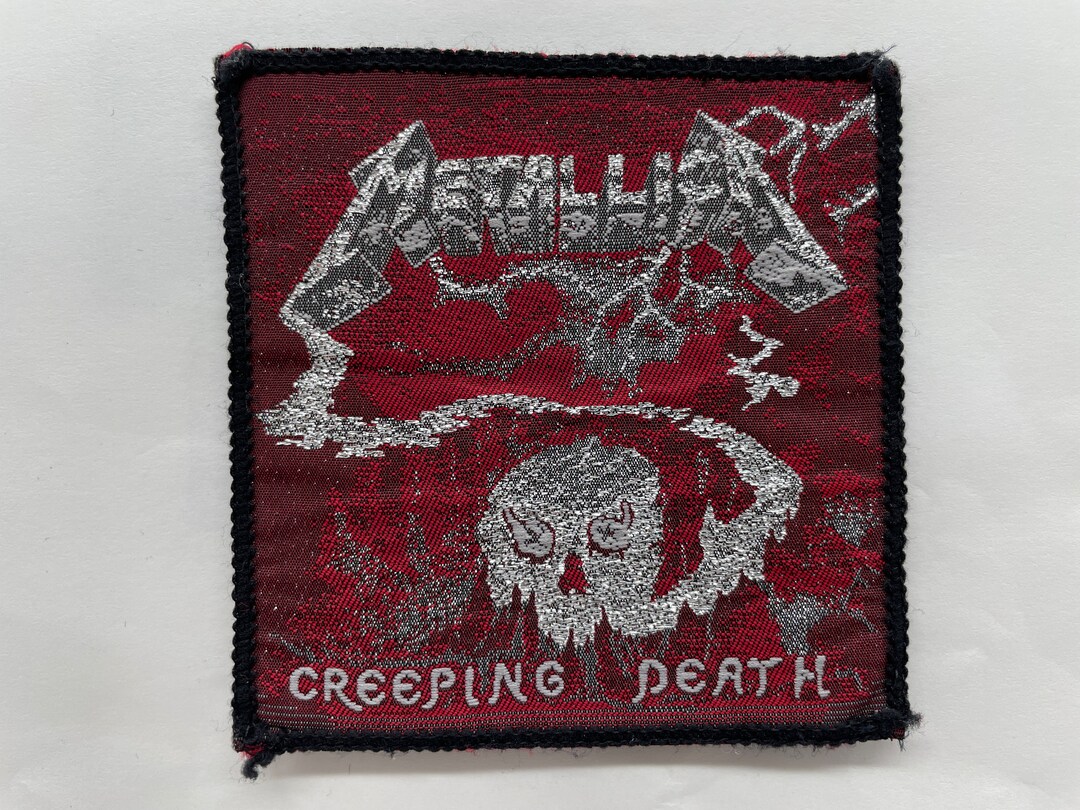 Metallica Creeping Death - Official Vintage Woven Patch - Etsy