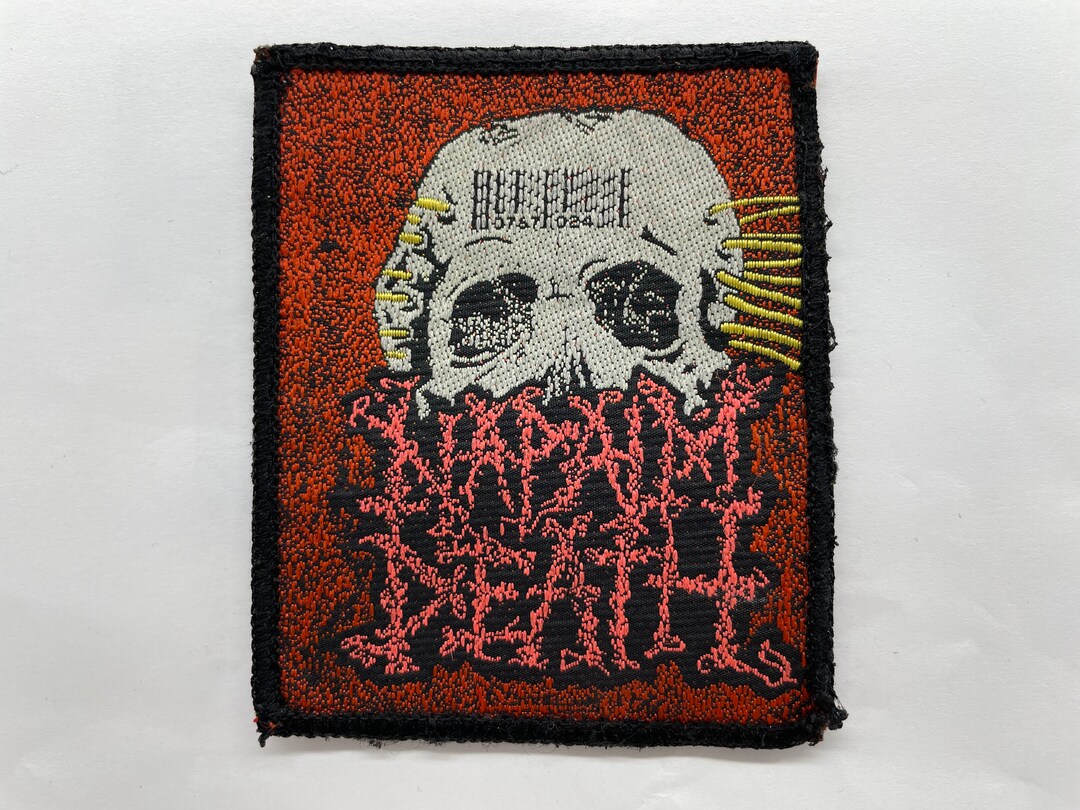 Napalm Death - Official Vintage Woven Patch - Etsy