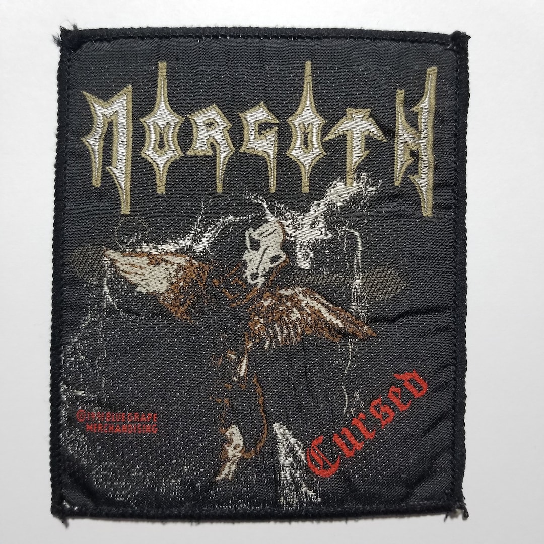 1991 Blue Grape Morgoth - Cursed -official Woven Patch - Etsy
