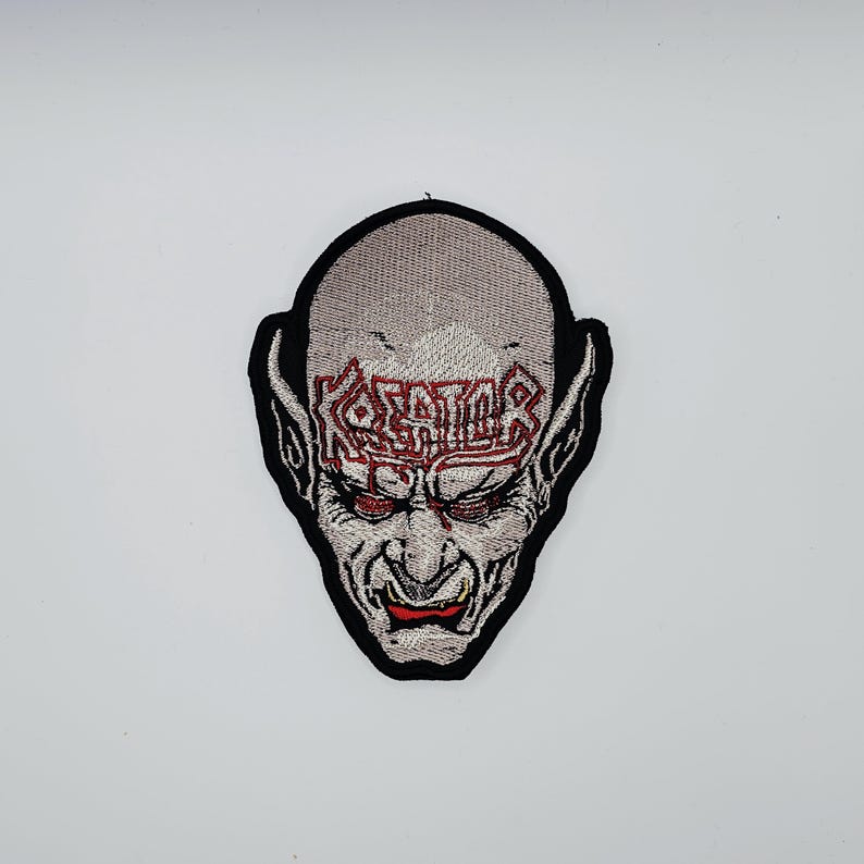 Kreator Coma of Souls Face Shaped Border Embroidered Patch - Etsy