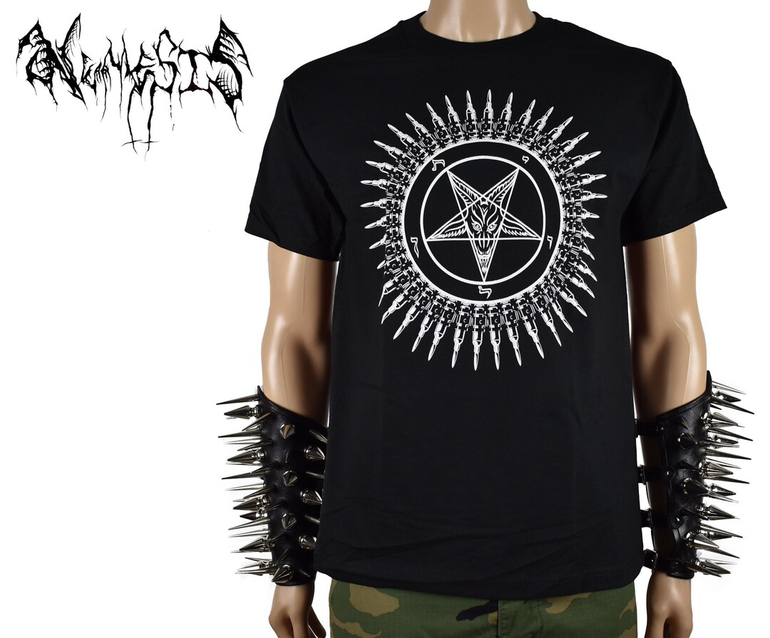 NEMESIS - Bullet Sigil of Baphomet T-shirt - Etsy
