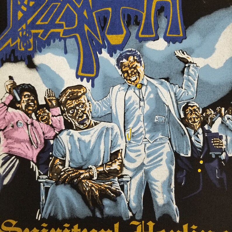 1990 Rare Blue Grape Death - Spiritual Healing - Print on Back Patch - Etsy