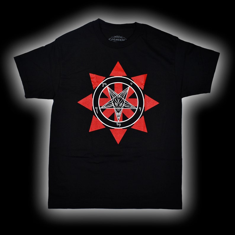 NEMESIS Chaos Sigil of Baphomet T-shirt - Etsy