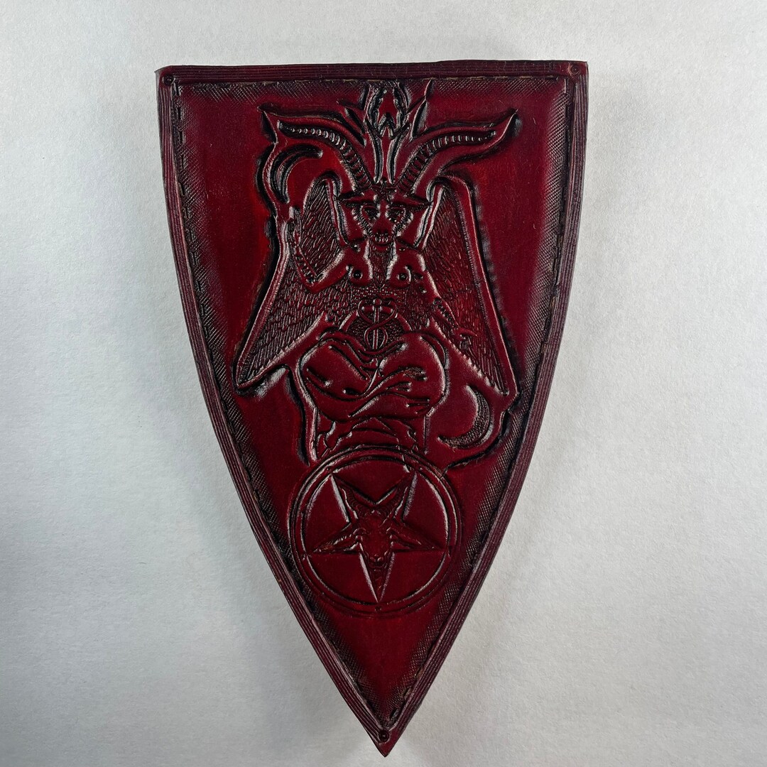 Handmade Baphomet 100% Genuine Leather - Etsy