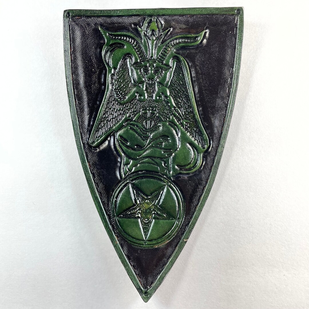 Handmade Baphomet 100% Genuine Leather - Etsy