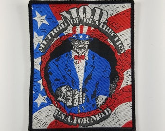 S.O.D. Embroidered Patch - Etsy