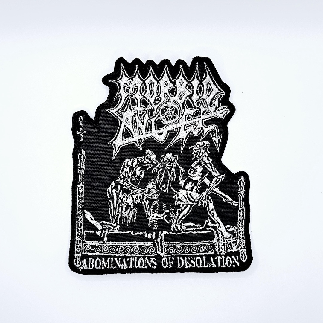 Morbid Angel Abominations of Desolation Shaped Border Embroidered Patch ...