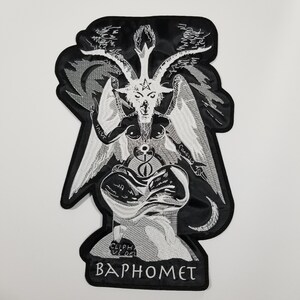 Baphomet Cut-out | Embroidered Back Patch - Etsy