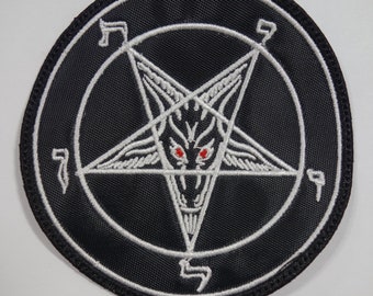Leafy Pentagram Embroidered Patch - Etsy