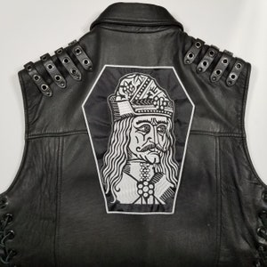 Vlad Dracula, Vlad Tepes | Coffin Shaped | Embroidered Back Patch - Etsy