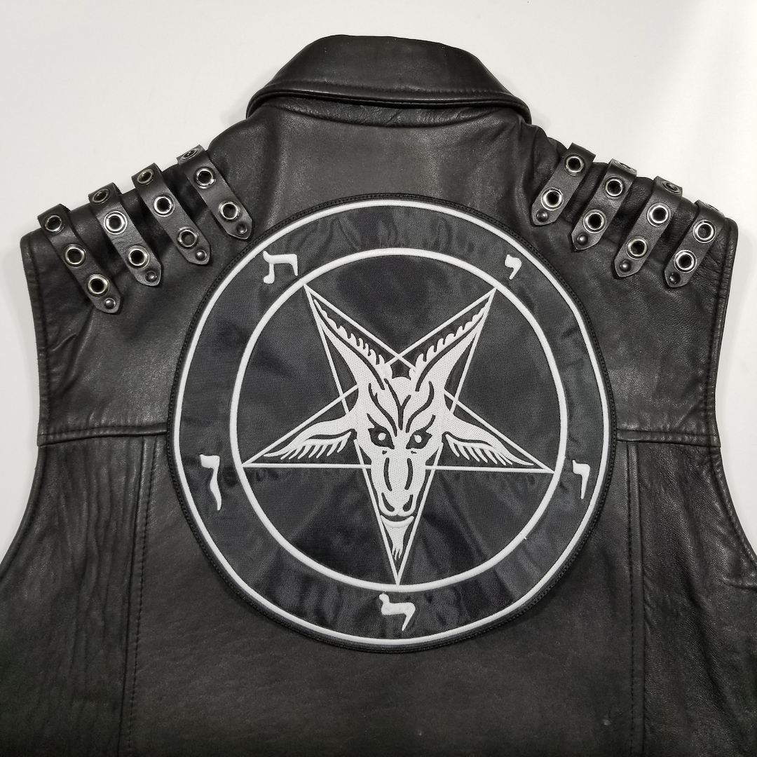 Bold Baphomet Pentagram | Embroidered Back Patch - Etsy