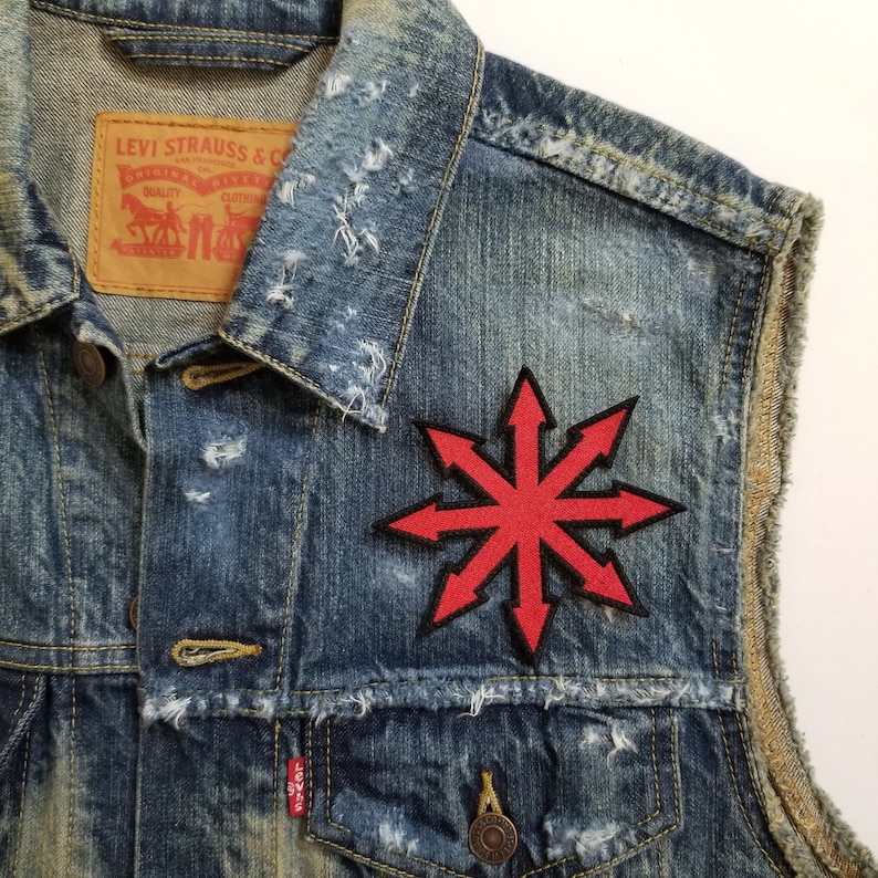 Chaos Symbol | Cut Out Embroidered Patch - Etsy