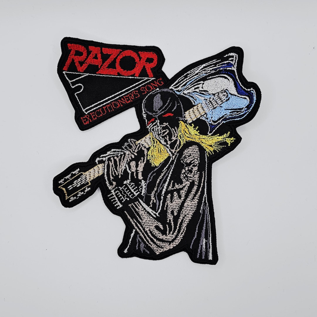 Razor Executioner's Song Shaped Border Embroidered Patch - Etsy