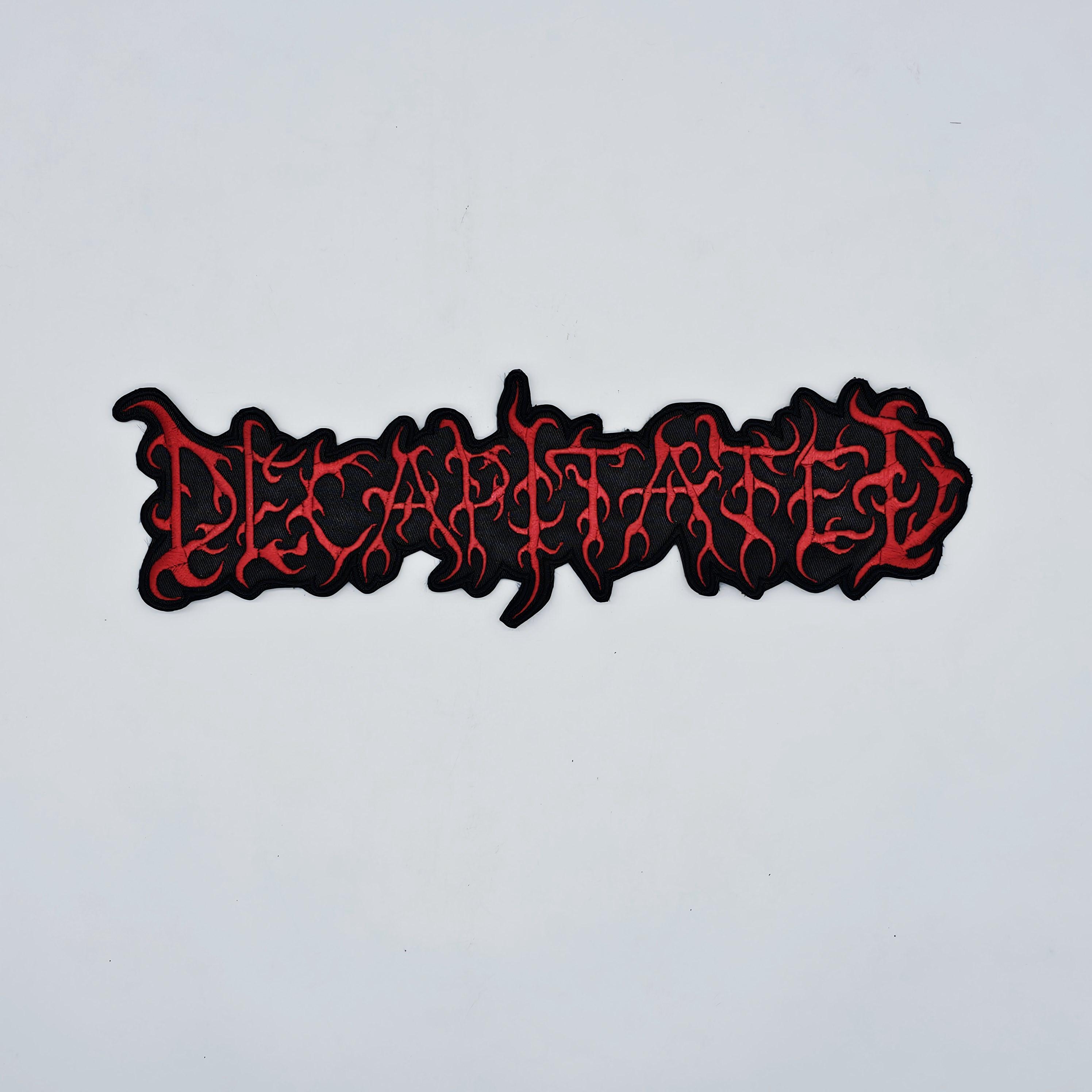 Decapitated Red Logo Shaped Border | Embroidered Back Patch - Etsy