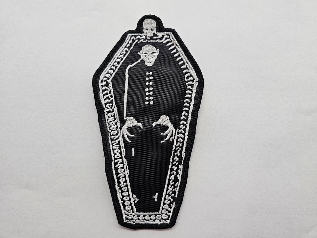 Nosferatu Coffin | Embroidered Patch - Etsy