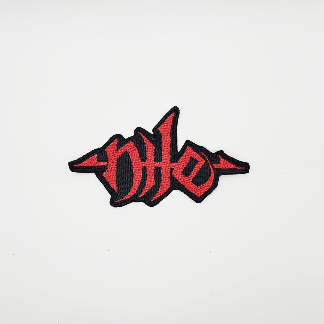 Nile Red Logo Shaped Border Embroidered Patch - Etsy