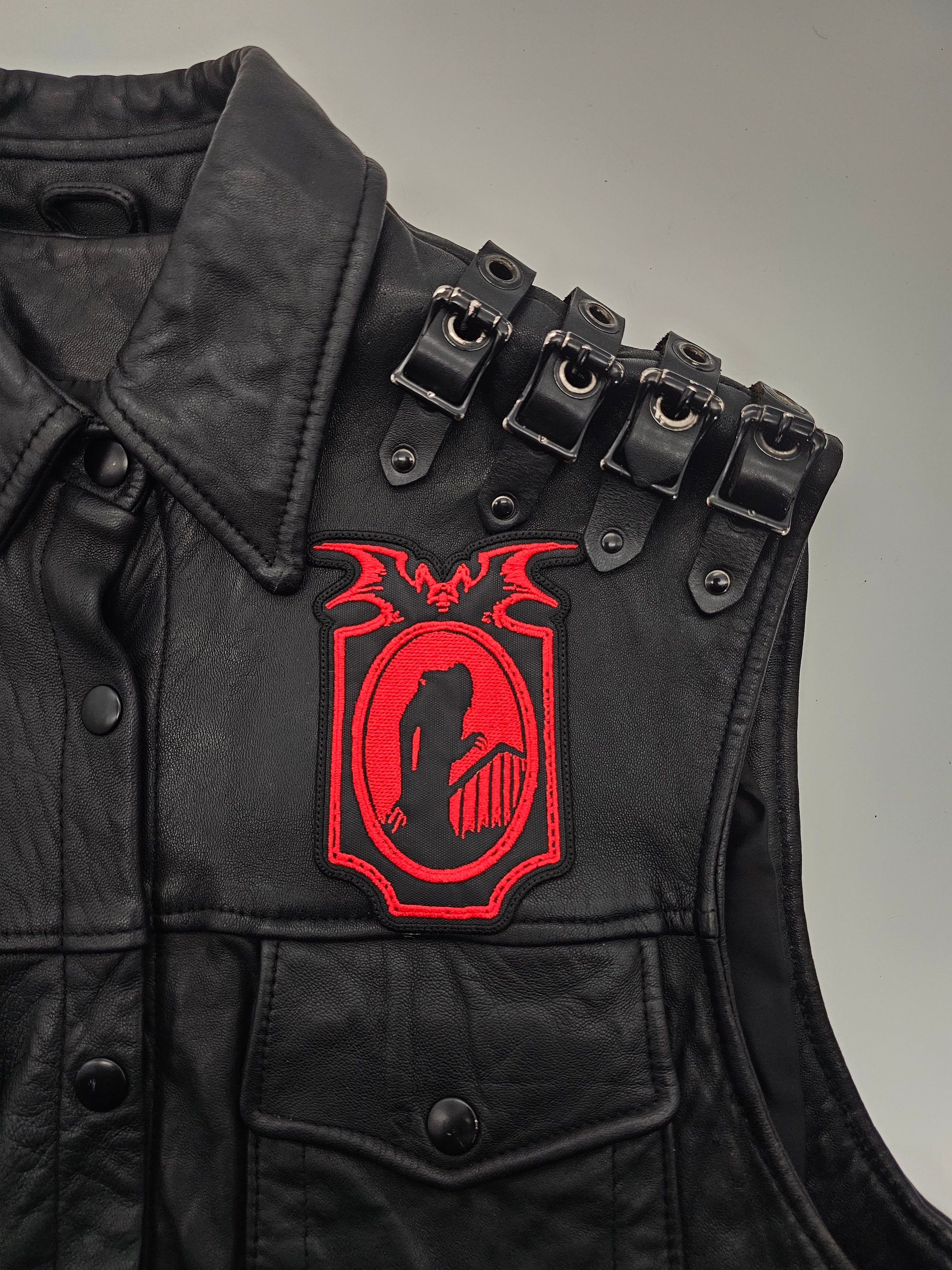Nosferatu Gothic Border | Embroidered Patch - Etsy