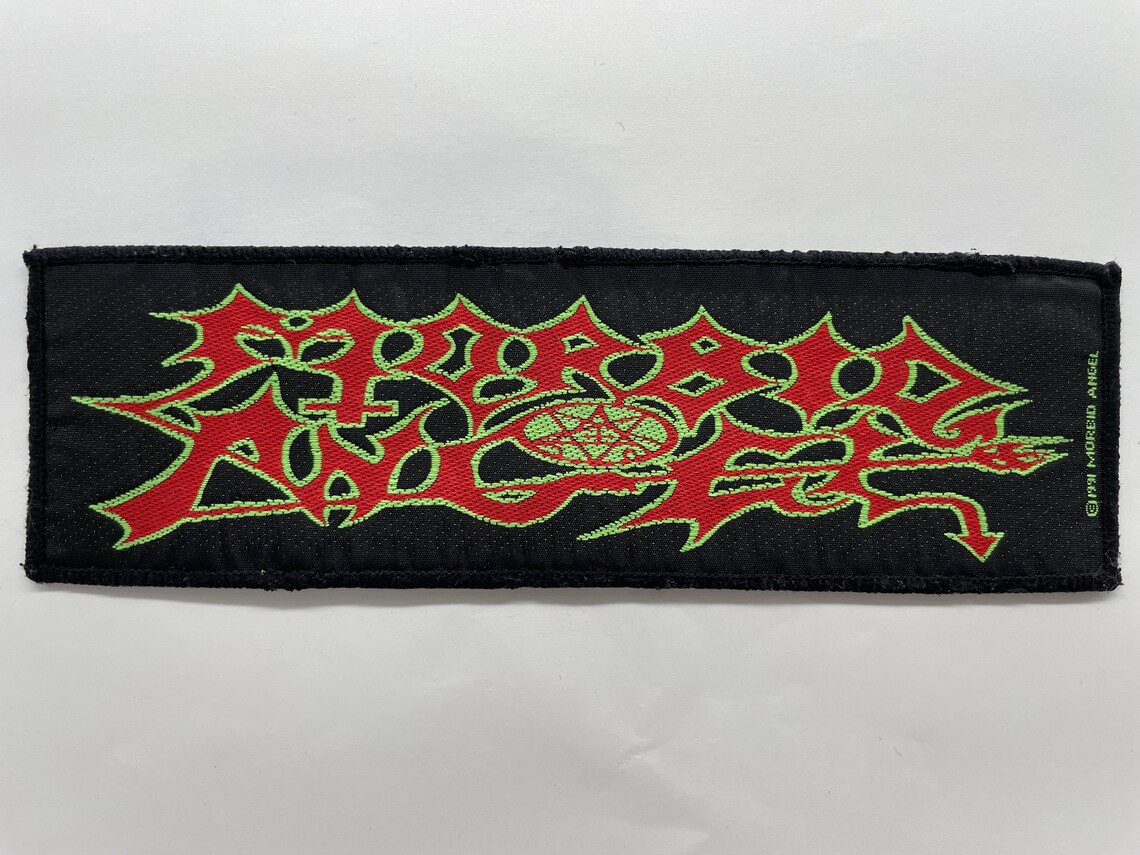 Morbid Angel 1991 - Official Vintage Woven Patch - Etsy