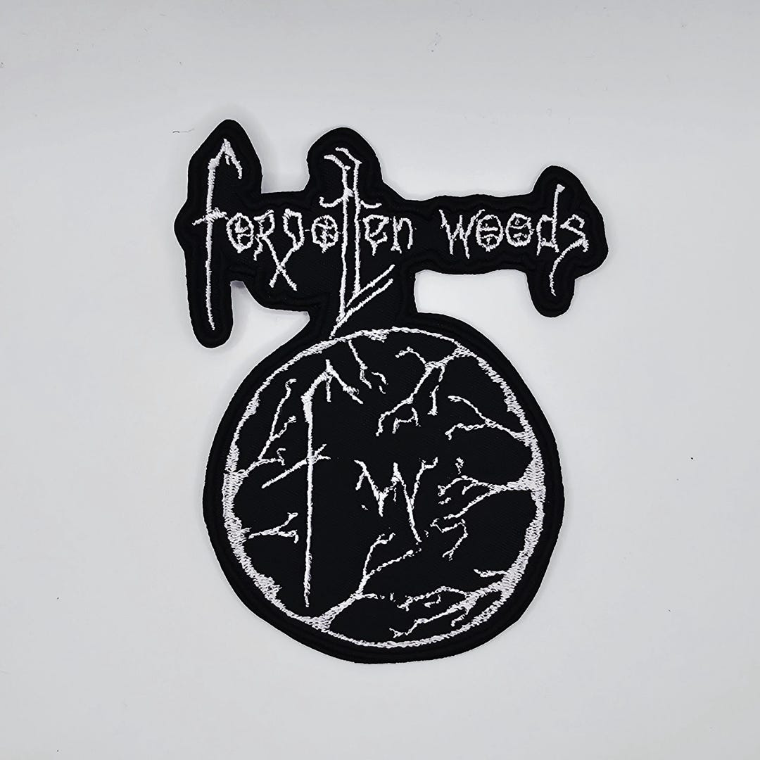 Forgotten Woods Logo Shaped Border Embroidered Patch - Etsy