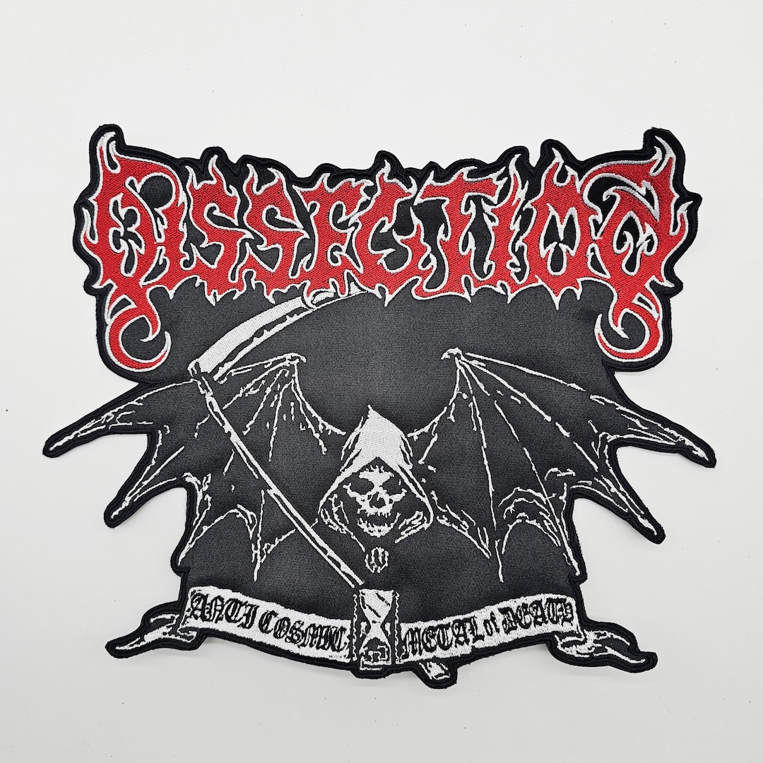 Dissection Anti Cosmic Metal of Doom Shaped Border | Embroidered Back ...