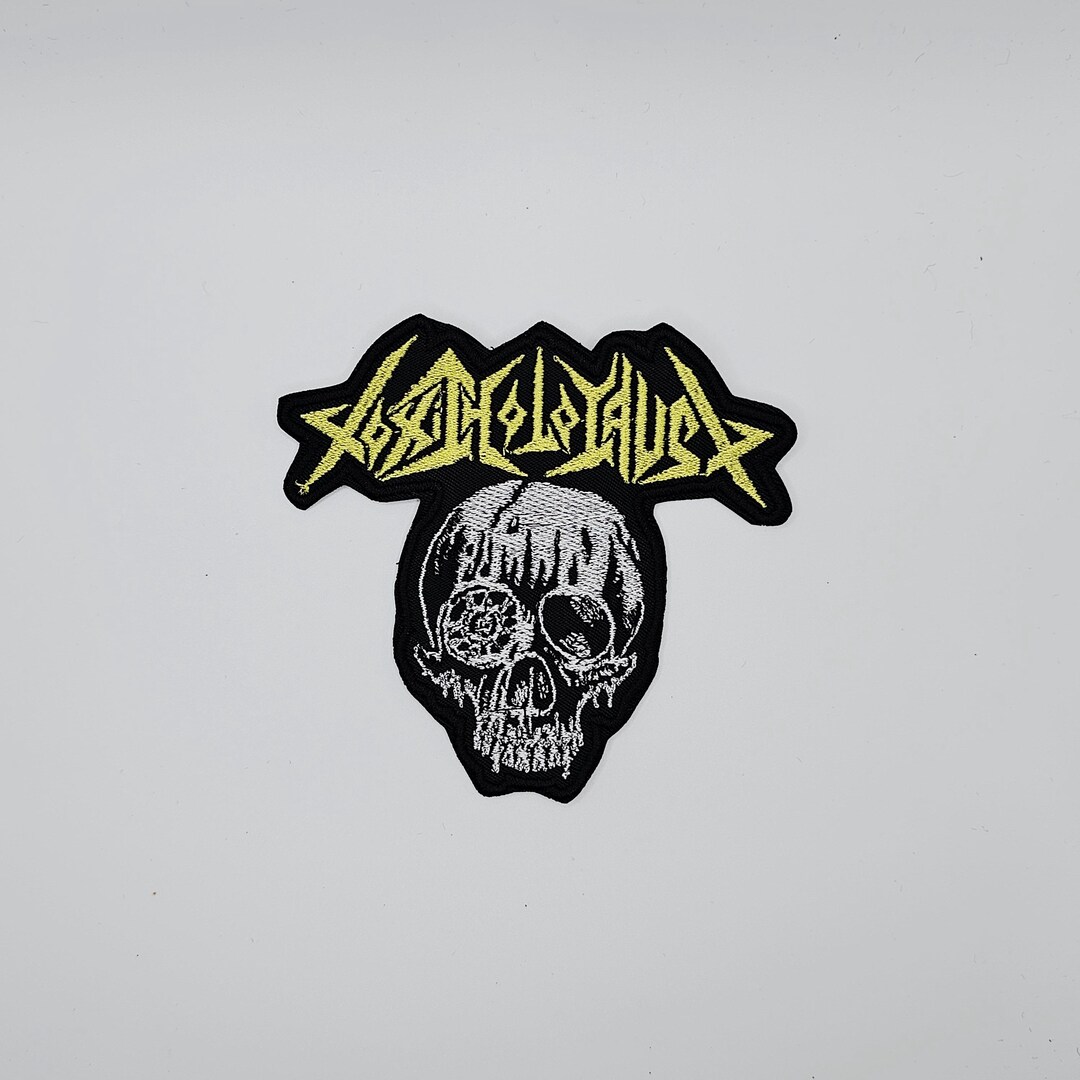 Toxic Holocaust Skull Logo Shaped Border Embroidered Patch - Etsy