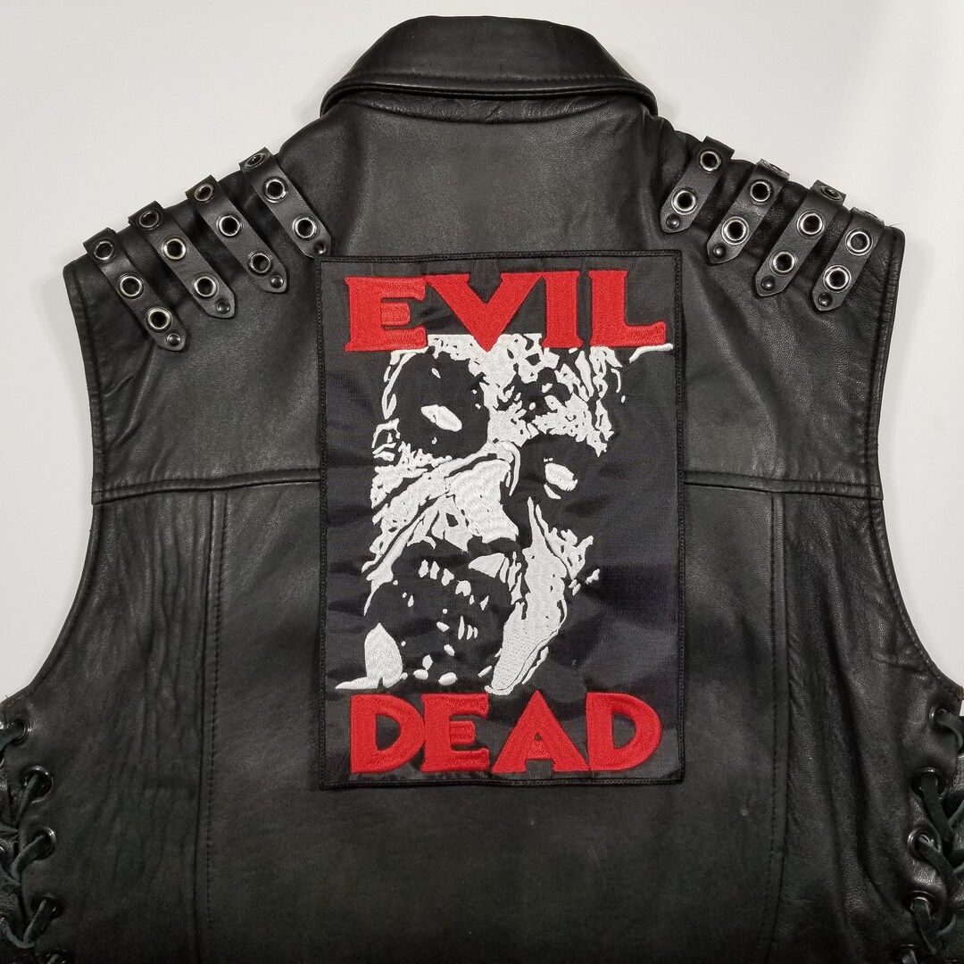 Evil Death Embroidered Back Patch - Etsy