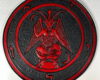 Baphomet Leather Patch - Etsy