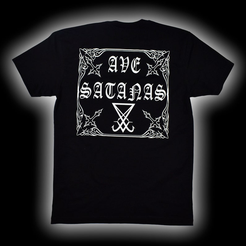 NEMESIS Gothic Framed Sigil of Baphomet T-shirt - Etsy