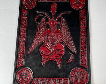 Baphomet Leather Patch - Etsy