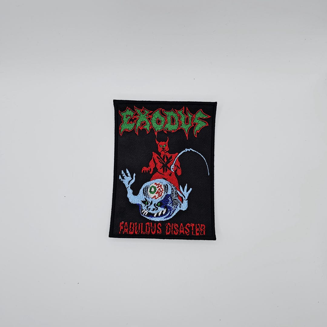 Exodus Fabulous Disaster Squared Border Embroidered Patch - Etsy